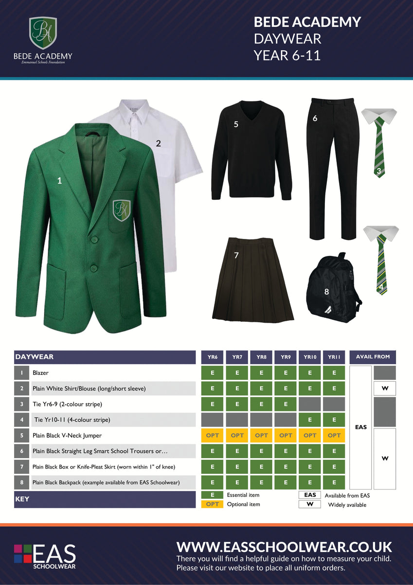 Bede Year 7-9 Tie – EAS Schoolwear Uniform Shop