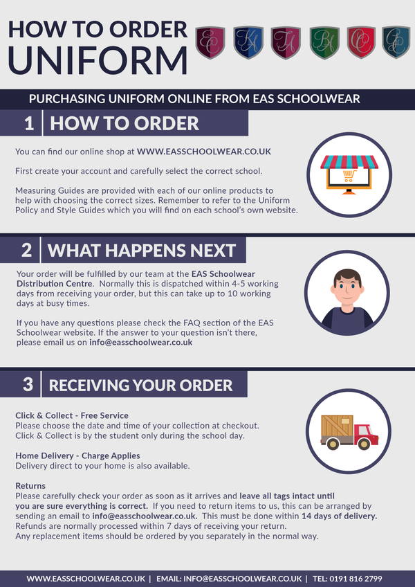 Emmanuel Academy Services – EAS Schoolwear Uniform Shop