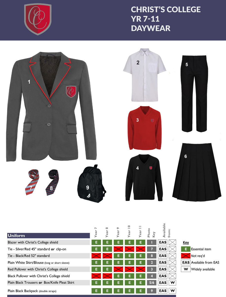 Christ's College Girls Fit Blazer – EAS Schoolwear Uniform Shop